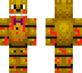 Spring lock failure (William Afton's death) | Minecraft Skin