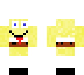 Squished Sponge Bob | Minecraft Skin