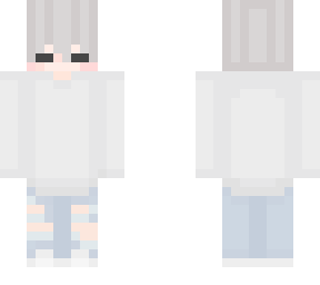 White hair boy | Minecraft Skin
