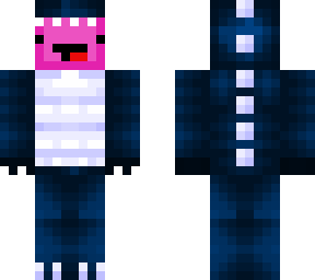 Blue Dino Droplet | Minecraft Skin