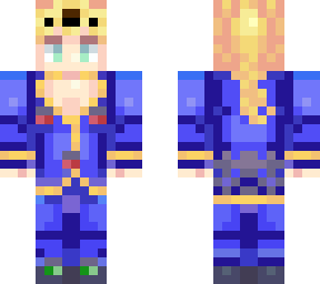Blue Giorno Giovanna | Minecraft Skin