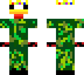 Commando King Chicken | Minecraft Skin