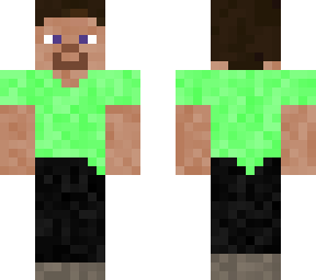 Green Shirt Steve | Minecraft Skins