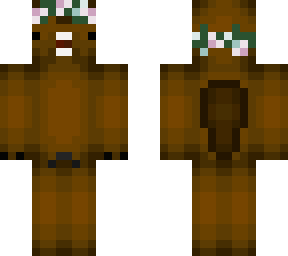 Spifey with a flower crown | Minecraft Skin