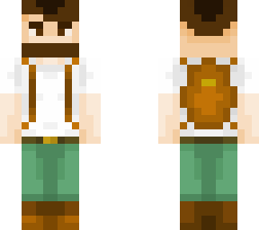 Bearded Backpacker | Minecraft Skin