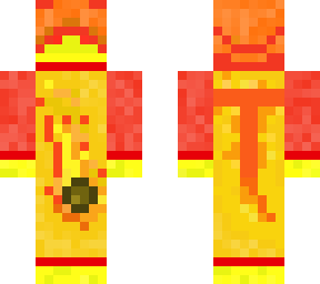 Fire Ninja and Batman | Minecraft Skin