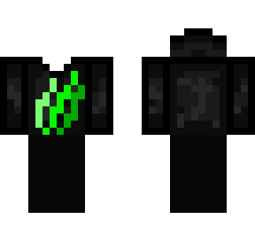 Preston Styles Green Fire Merch w/ Headphones | Minecraft Skin