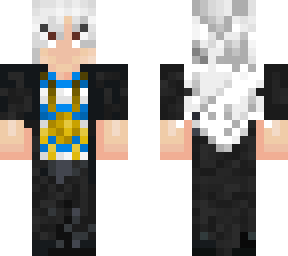 Yami Bakura Black Jacket (Slightly edited) | Minecraft Skin