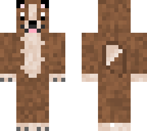 Brown Wolf | Minecraft Skin