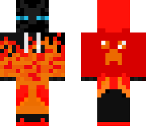 Fire Enderman | Minecraft Skins