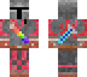 Rainbow Knight | Minecraft Skin