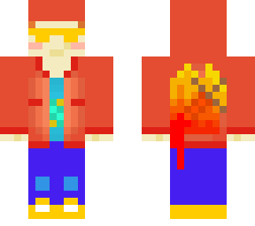 Red Fire Boy | Minecraft Skin