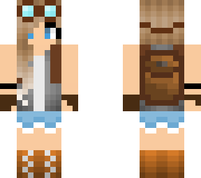 cute explorer girl | Minecraft Skin