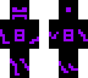 Evil Purple Robot | Minecraft Skin