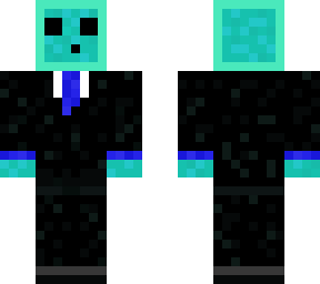 Formal Blue Slime | Minecraft Skin