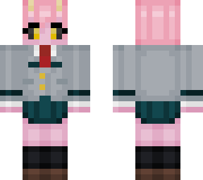 Mina Ashido Uniform - BNHA | Minecraft Skin
