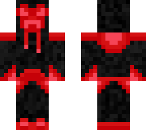 Neon Red Creeper | Minecraft Skin
