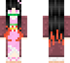 Demon Slayer Nezuko Kamado Minecraft Skins