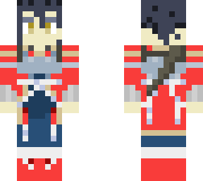 SAO Template Character Red | Minecraft Skin