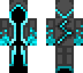 Blue Shadow Knight | Minecraft Skin