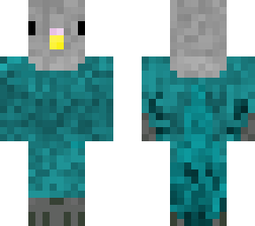 Cyan Parakeet | Minecraft Skin