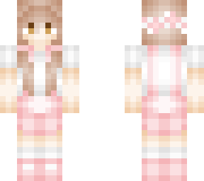 girl pastel pink | Minecraft Skins