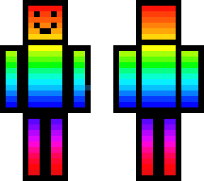 Rainbow Block | Minecraft Skin