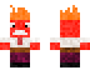 inside out anger | Minecraft Skins