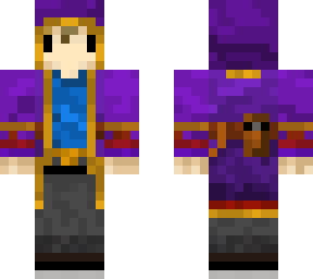 Blue Grian With Wandering Jacket | Minecraft Skin