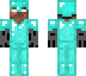 Diamond Armor Steve Metal Man | Minecraft Skin