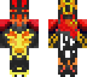 Fire Monster | Minecraft Skin