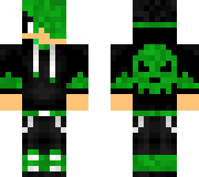 Green Gamer Boy | Minecraft Skin