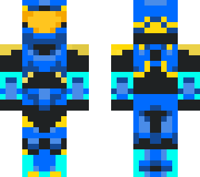 halo blue spartan | Minecraft Skins