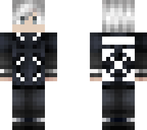 kaneki off-white | Minecraft Skin