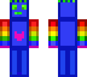 King Slimex - Rainbow Slime Skin | Minecraft Skin