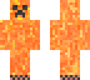 Lava Creeper | Minecraft Skins