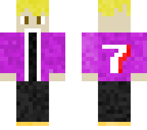 Persona 5 Ryuji Sakamoto (Purple Hoodie) | Minecraft Skin