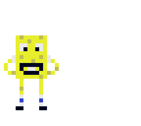 Skinny sponge | Minecraft Skin