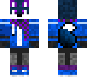Blue furry | Minecraft Skin