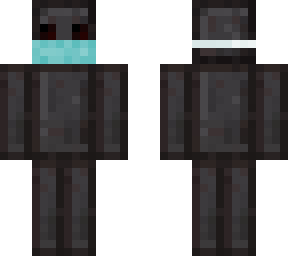 Netherite Slime With Corona | Minecraft Skin