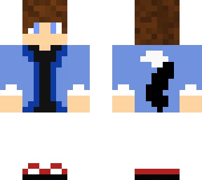 Werewolf High SchoolBlack ears/tail | Minecraft Skin