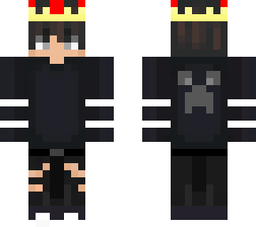 Black king boy | Minecraft Skin