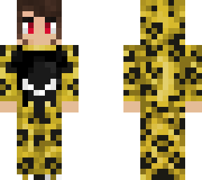 Cute Leopard Girl | Minecraft Skin