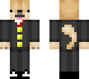 Doge In A Suit | Minecraft Skins
