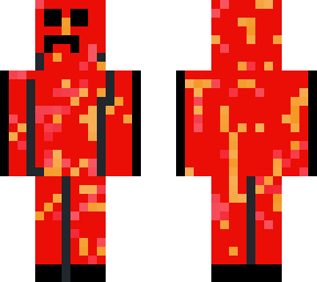 Lava Creeper | Minecraft Skins