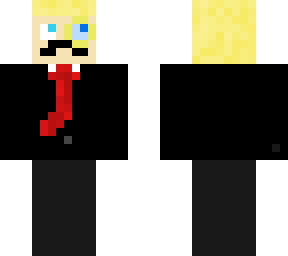Monocle Tux Man Mumbo Stashe | Minecraft Skin