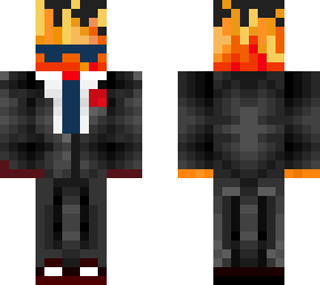 rocking fire guy | Minecraft Skin