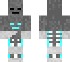 soul fire wither skeleton soldier holding wither skull | Minecraft Skin