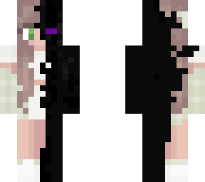 half enderman girl | Minecraft Skins