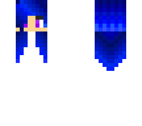 Blue hair base | Minecraft Skin